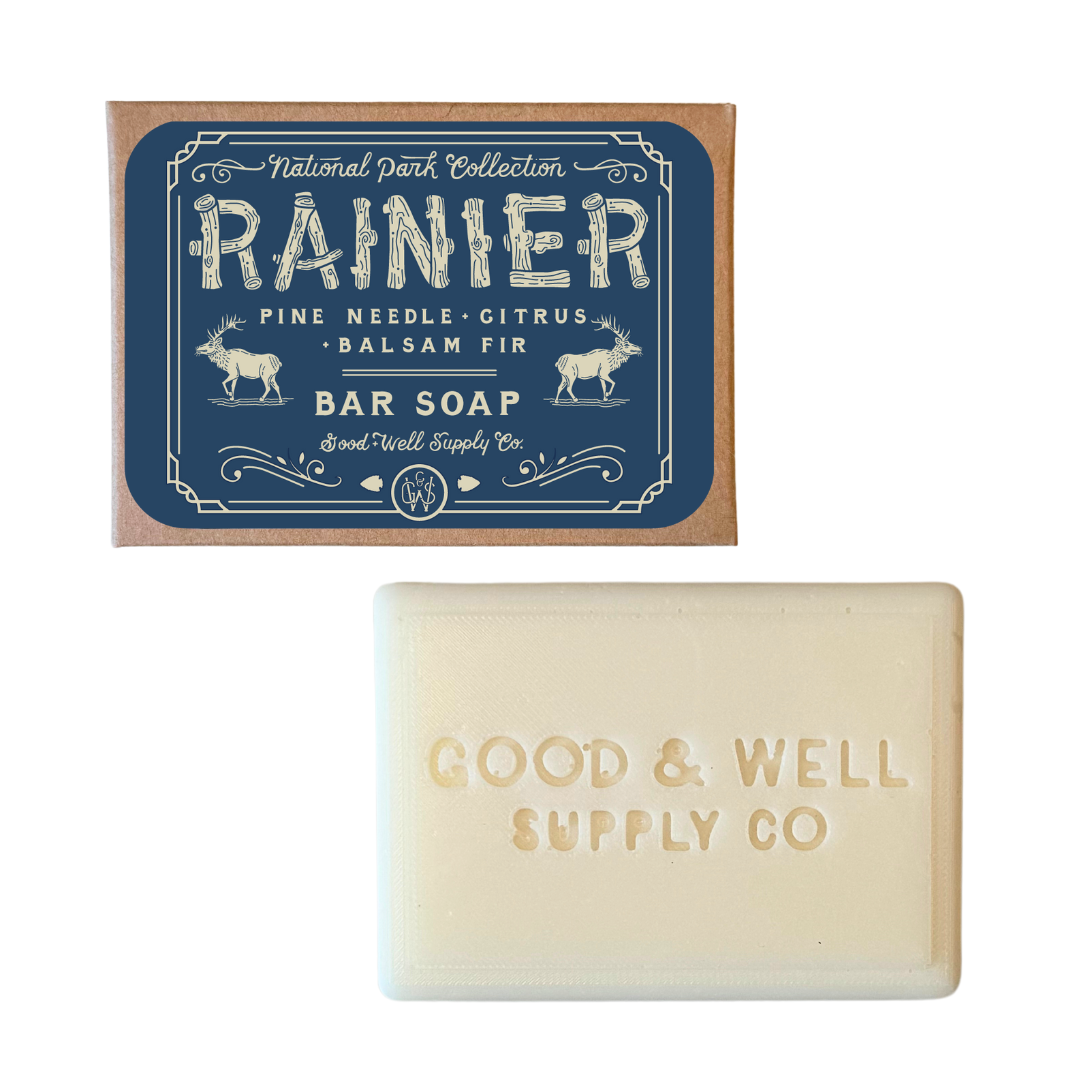 Rainier National Park Bar Soap – Hattaché Beauty & Lifestyle Goods