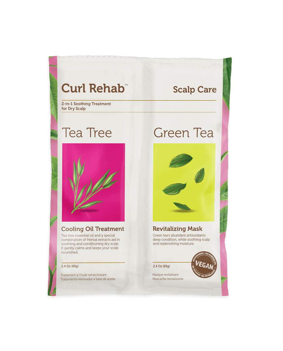 Curl Rehab - Tea Tree & Green Tea 2-N-1 Soothing Treatment – Hattaché ...